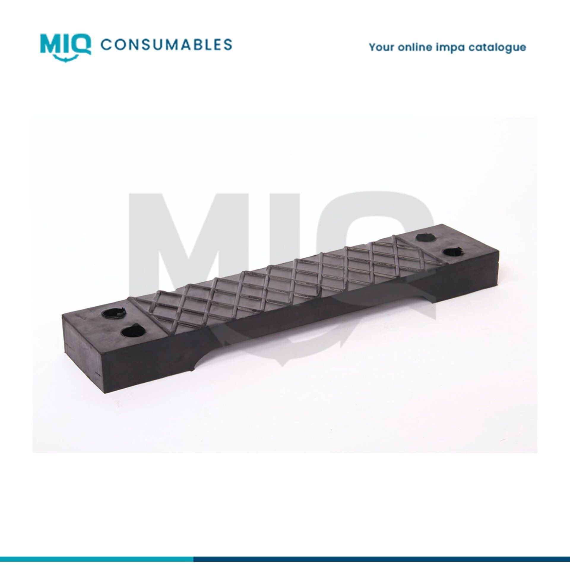 - 232016-PILOT LADDER STEP RUBBER, 525X115X28MM - MIQ Consumables