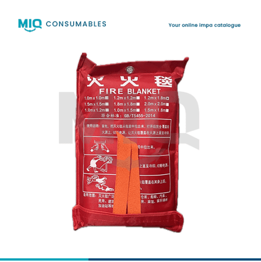- 330950-FIRE BLANKET 1.2X1.8MTR, WITH CASE(PVC) - MIQ Consumables
