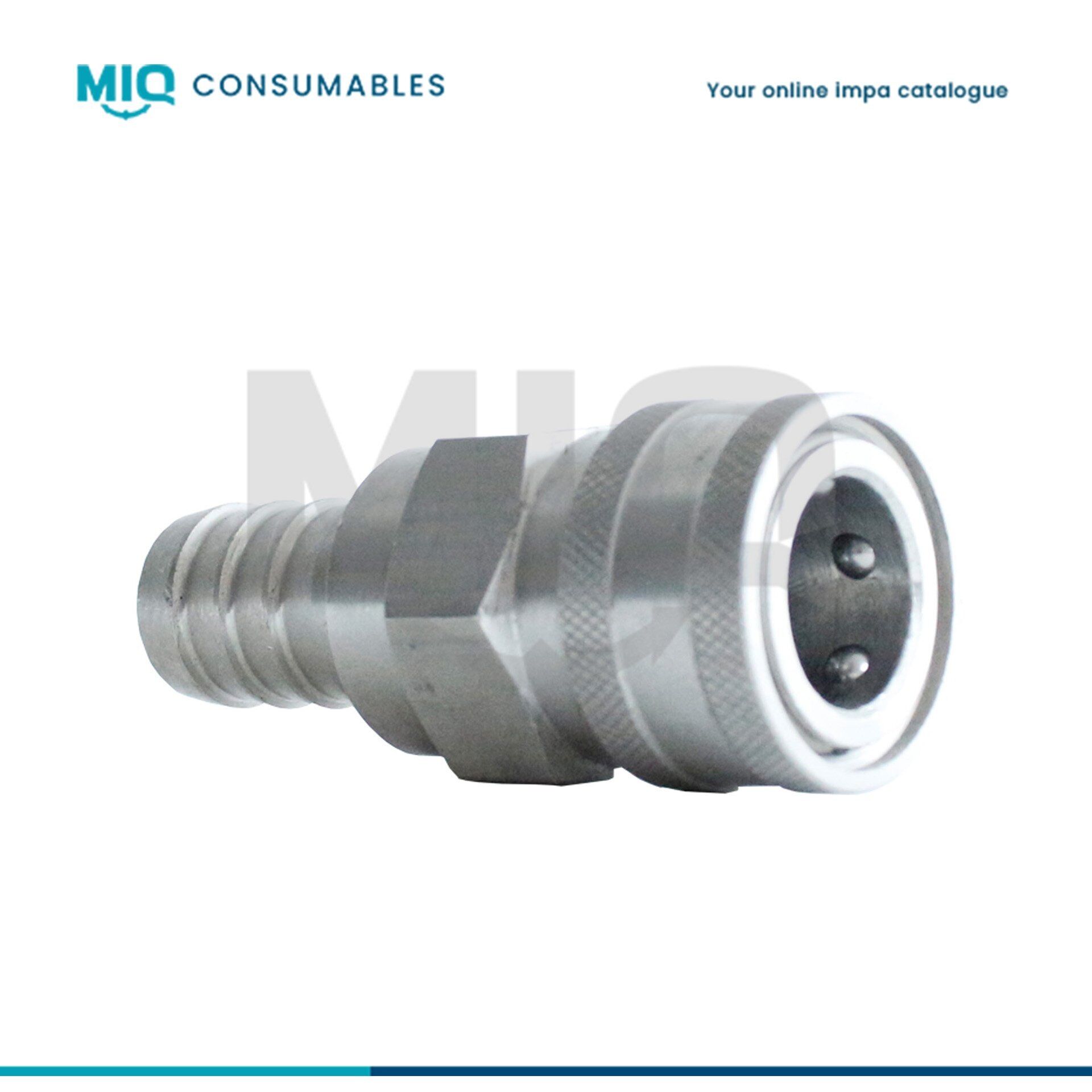 351225-COUPLER QUICK-CONNECT, STAINLESS STEEL 600SH 3/4" - MIQ Consumables
