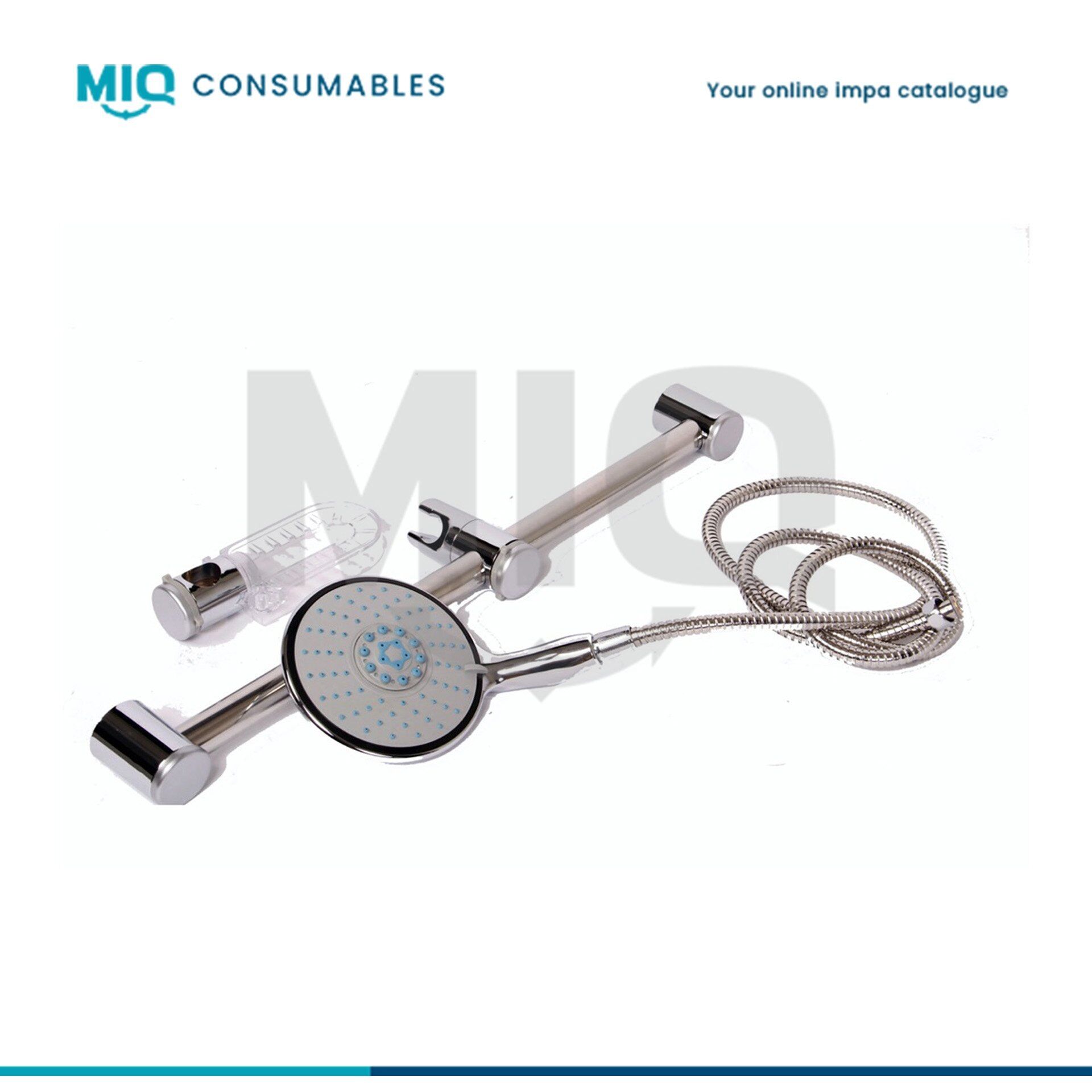 - 530375-SHOWER HEAD HAND HELD PF1/2, PLASTIC W/1.2MTR RUBBER HOSE ...