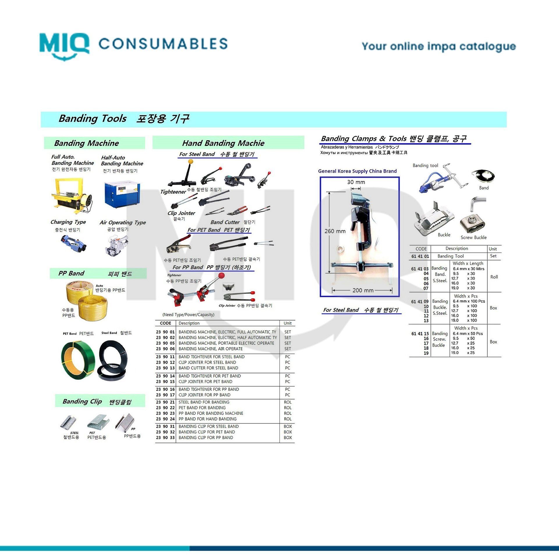 - 614101-BANDING TOOL - MIQ Consumables