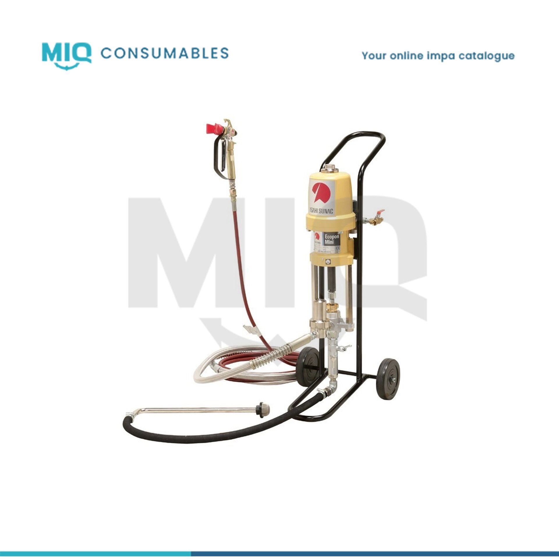 270402-PNEUMATIC AIRLESS PAINT SPRAYER (MOBILE) 30:1 COMPLETE WITH HOSE ...