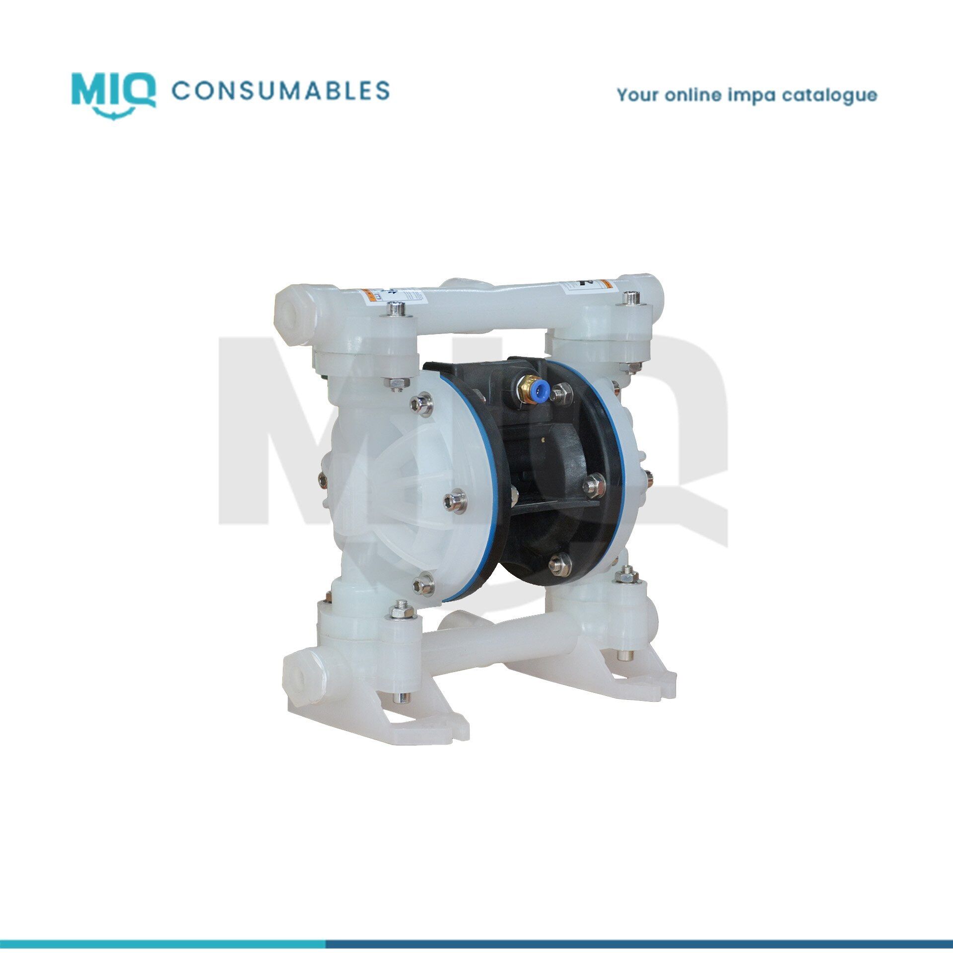 - 591614A-WILDEN PNEUMATIC DIAPHRAGM PUMP P8 POLY / TEFLON 2" - MIQ ...
