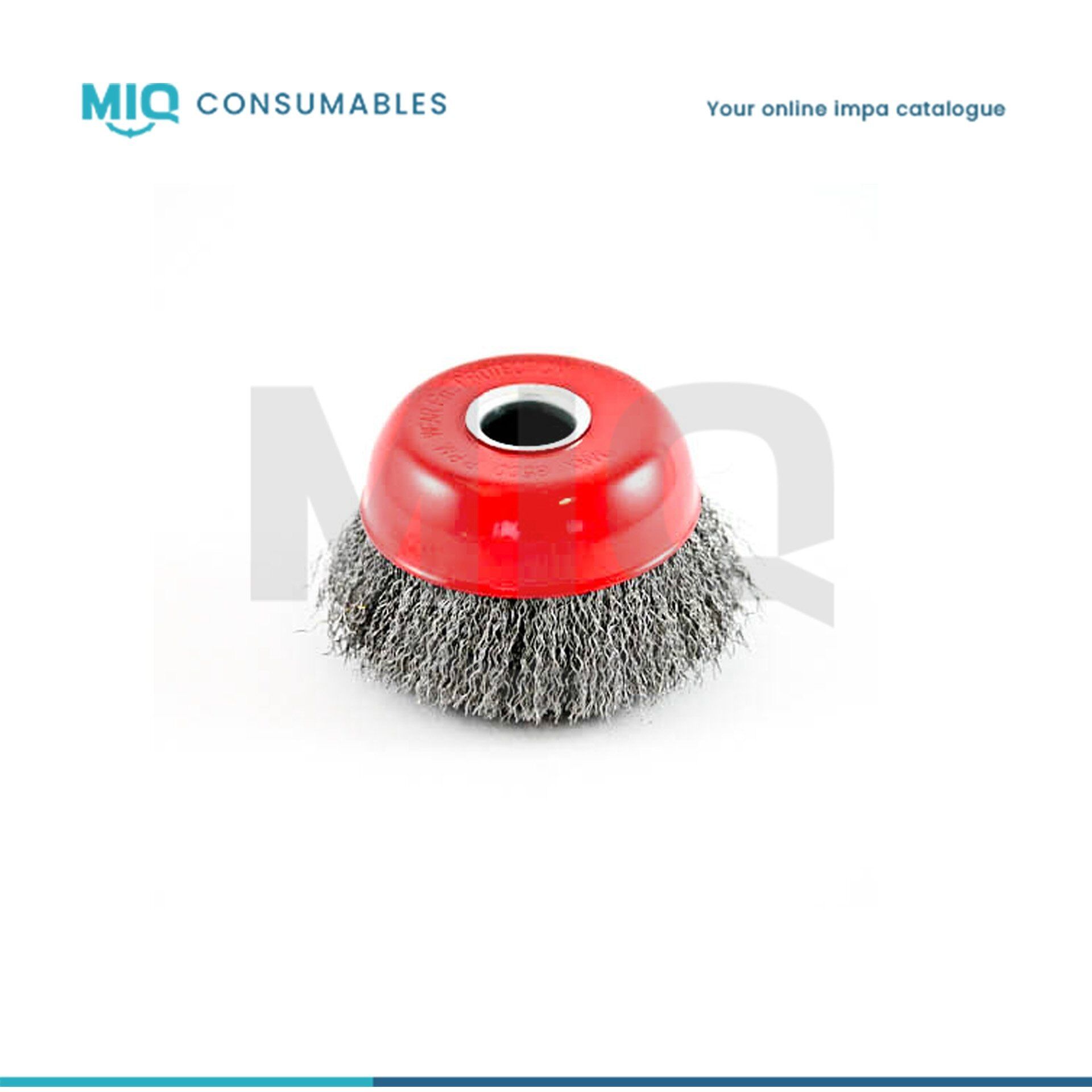 - 592488-WIRE CUP BRUSH STANDARD 100 MM X HOLE 22,2 MM - MIQ Consumables
